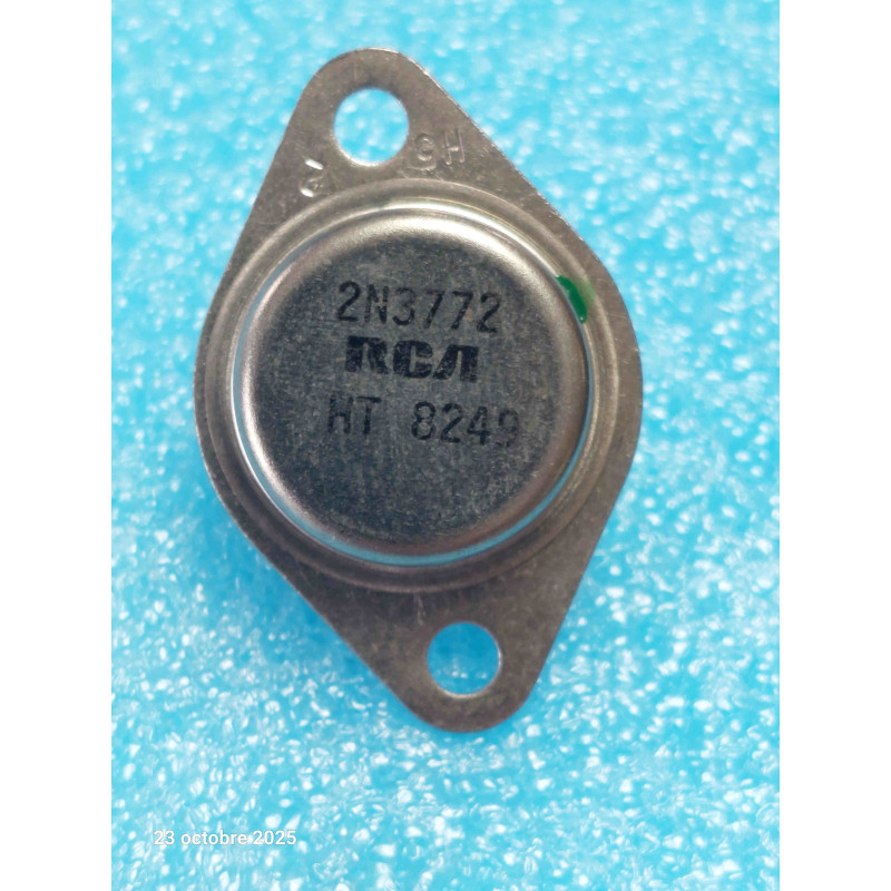 Transistor 2N3772 Transistor TO-3 RCA New Old Stock ( CELAR 53A )