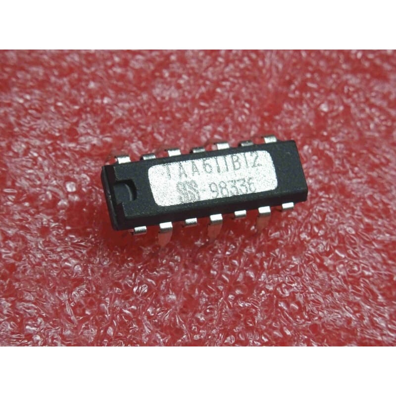 ci TAA 611 B ~ ic TAA611B ~ TAA611B12 SGS ~ audio amplifier ~ DIP 14pin ...