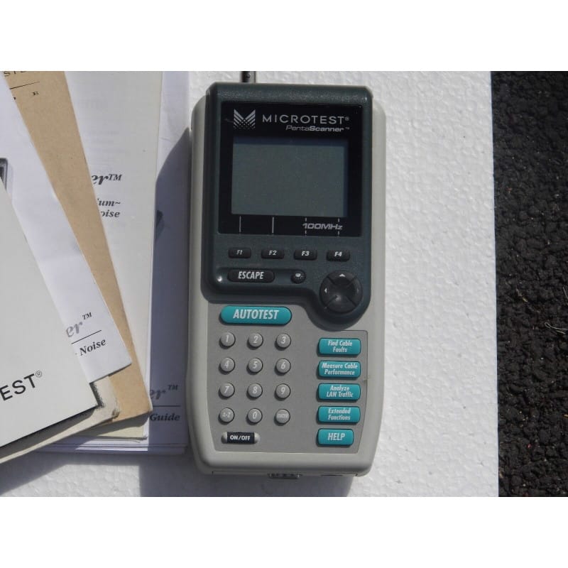 Microtest PentaScanner 350 Testeur de câbles + documentations